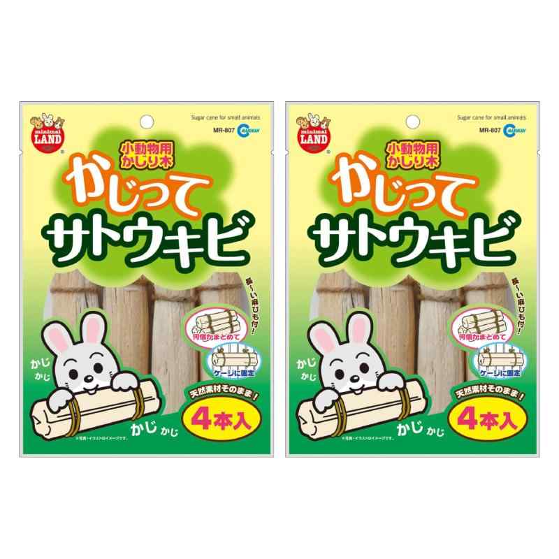ミニマルランド かじってサトウキビ 4本入り