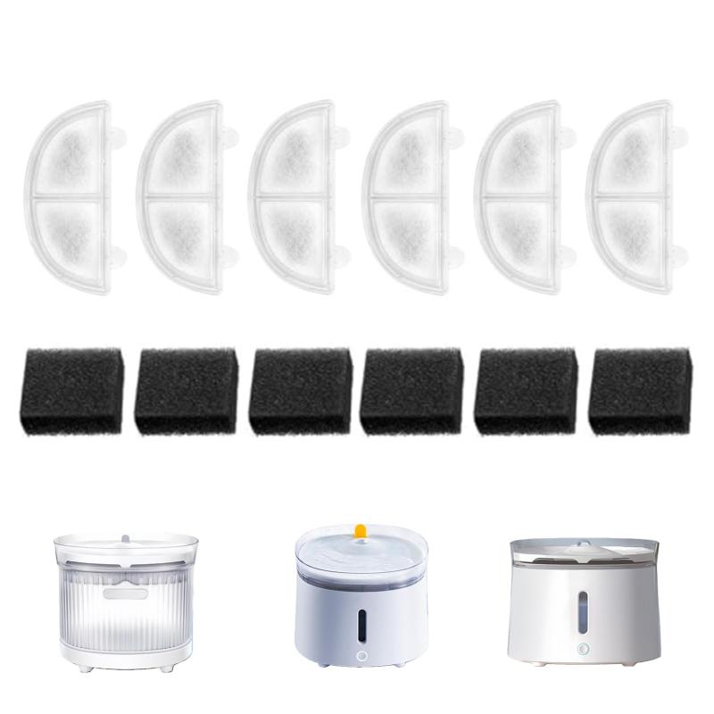 TJYY ピュアクリスタル 猫 フィルター 給水器フィルター 犬 みずのみ器 ペットボトル ピュアクリスタル 枠付きタイプ ペットウォーターファウンテン用 安全 清潔 下部尿路の健康維持 WF20&amp;本フィルターは「ピュアクリスタル（...