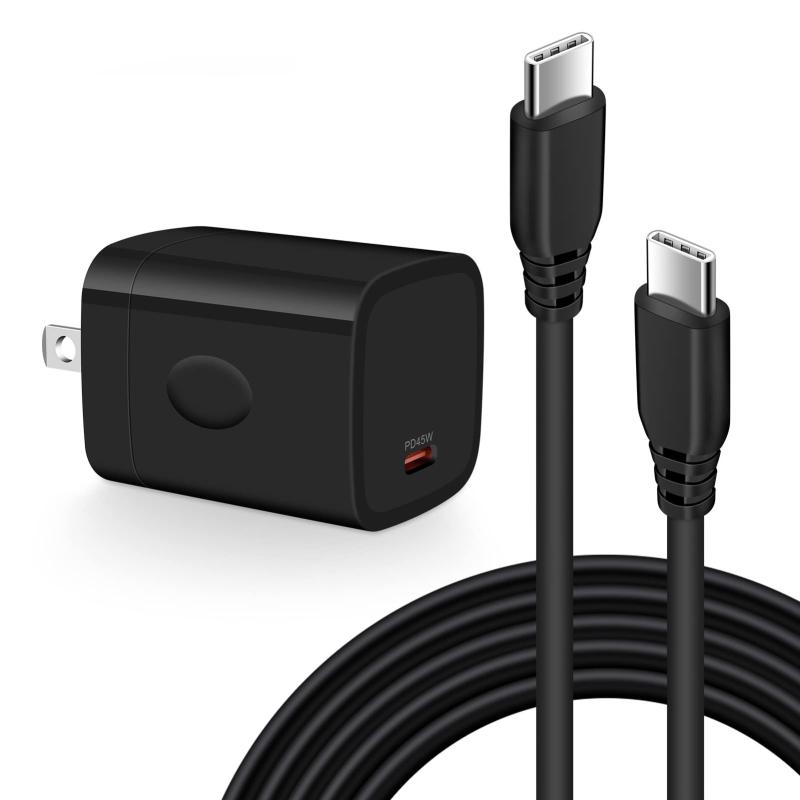 Viviber 急速充電器 Type-C ACアダプター タイプc充電器 45W PD対応 USB Cケーブル付き iPhone15 充電器 アンドロイド充電器 Android スマホ 充電器 Galaxy充電器 60W pd充電ケーブル ...
