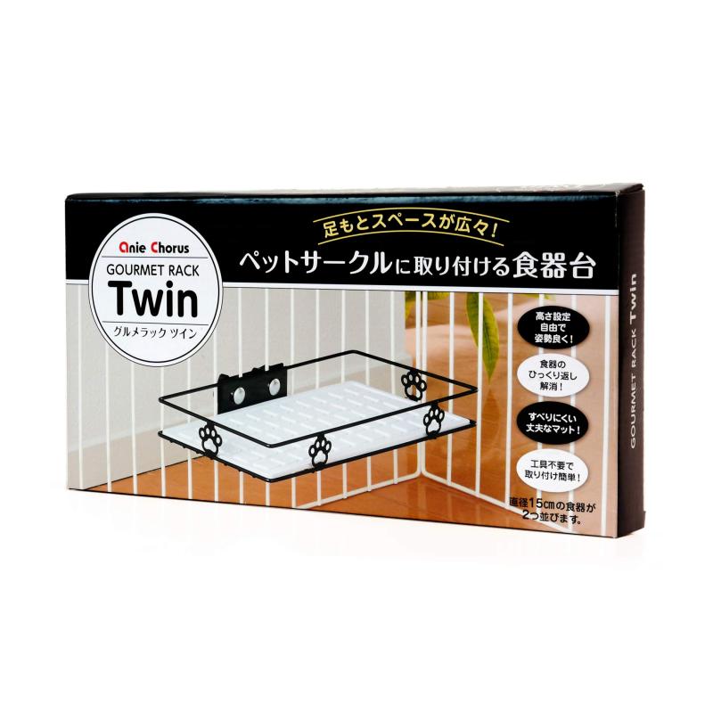 アニーコーラス グルメラック ブラック 犬 ツイン本体サイズ (幅X奥行X高さ) :31×16×0.35cm本体重量:0.5kg原産国:中華人民共和国