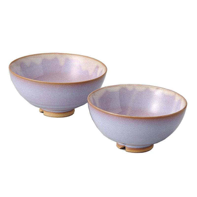 萩焼 萩むらさき 組飯碗 6850商品サイズ:飯碗小/約径12xH6cm 飯碗大/約径12.5xH6.5cm材質:陶器生産国:萩焼(日本)外装箱種類:化粧箱製品仕様:焼物の性質上、窯や気温などの状態により焼きあがりの色やサイズ・重量などに違...