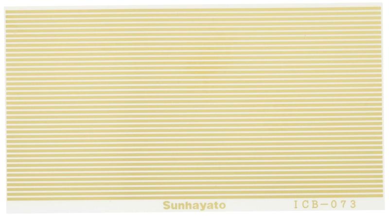 サンハヤト シール基板 ICB-073仕様<br>寸法 55×100ミリ<br>材質、板厚:片面ガラスエポキシ0.1t<br>仕上処理:ニッケル下地金フラッシュメッキ<br>パターン 1.27...