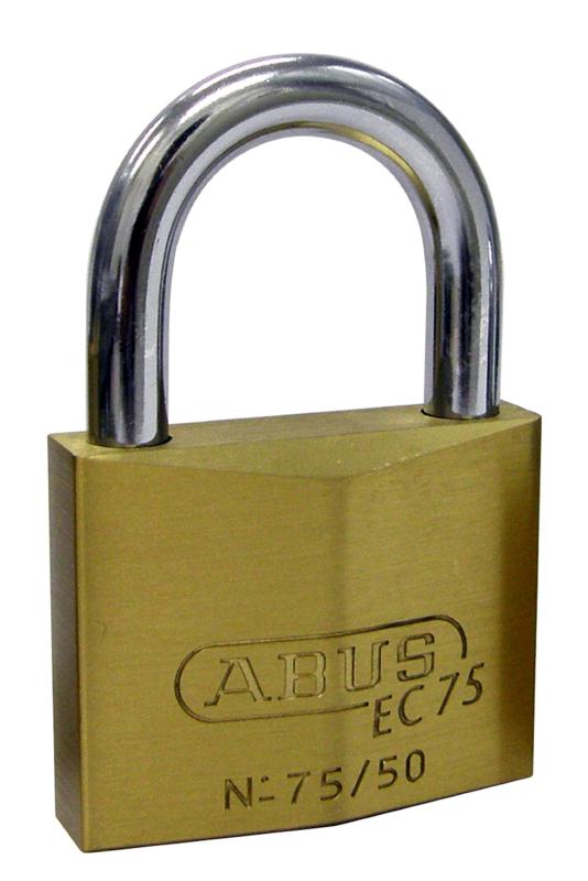 ABUS 真鍮南京錠 EC75-50 ディンプルシリンダー 同番特長:●一本のカギで同一番号のカギを開けることができます。(カギの集中管理が可能)●価格はバラ番(KD)タイプと同じです。●本体にキーナンバーの刻印が無い「安全設計」ですので、...
