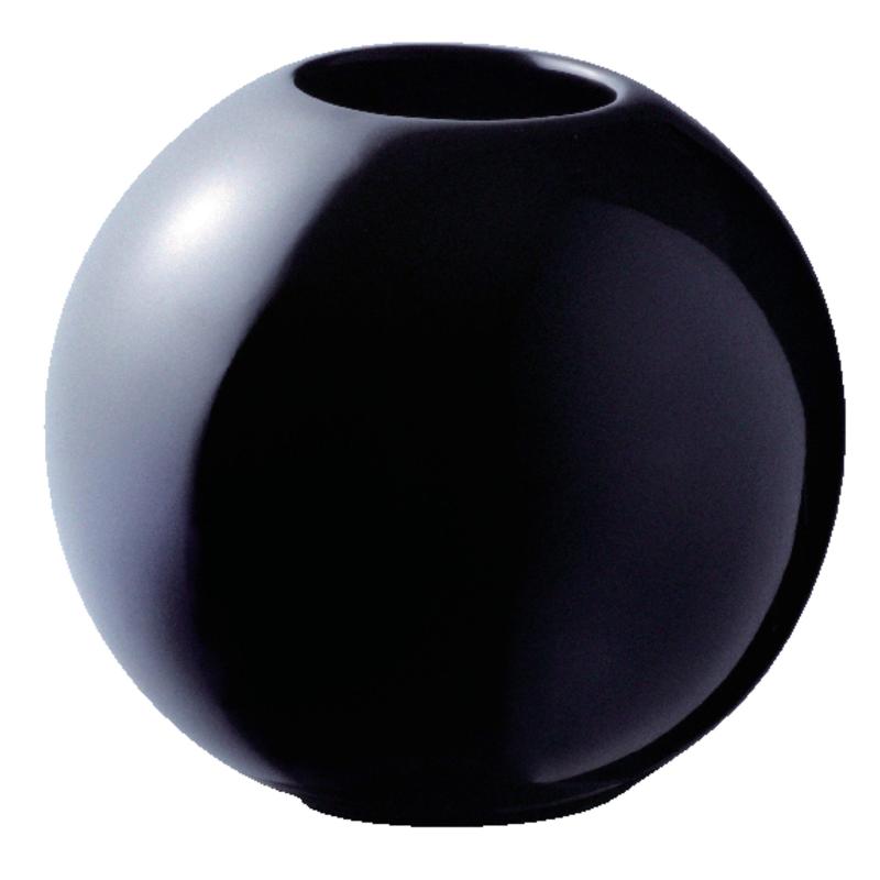 LIVINGTALK FLOWER フラワーベース(花器) M シャインブラック TFL066SBK14×14×130.68