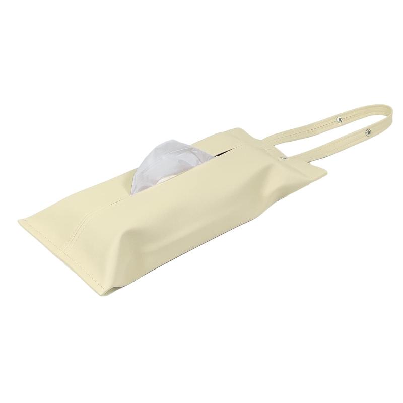 HOUSIST ティッシュケース 吊り下げ おしゃれ 車 PUレザー ティッシュカバー 壁掛け マスク キッチンペーパー おしり拭き 多用途 ケース【吊り下げられるおしゃれなレザー調ティッシュケース】シンプルで多種多様なお部屋に馴染むデザイ...