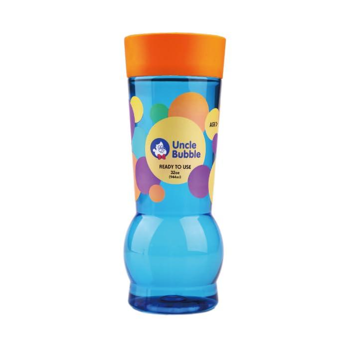 Uncle Bubble しゃぼん玉液 Orange Cap 16オンス(472ml) 小さい 連続小球作成可能 しゃぼん玉が無数に連続して作れる割れにくい 特製シャボン玉液 こども 子供 キッズ プレゼント アウトドア キャ472mlバブ...