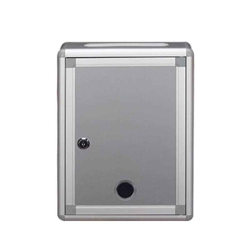 EINEY 鍵付きBOX 募金箱 ご意見箱 ボックス 鍵付きボックス 貯金箱 投函箱 選挙箱 意見箱 投書箱 回収箱 選挙 会社 店舗 アンケートボックス 軽量 大容量