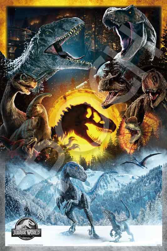 エポック社 1000ピース ジグソーパズル ジュラシックワールド