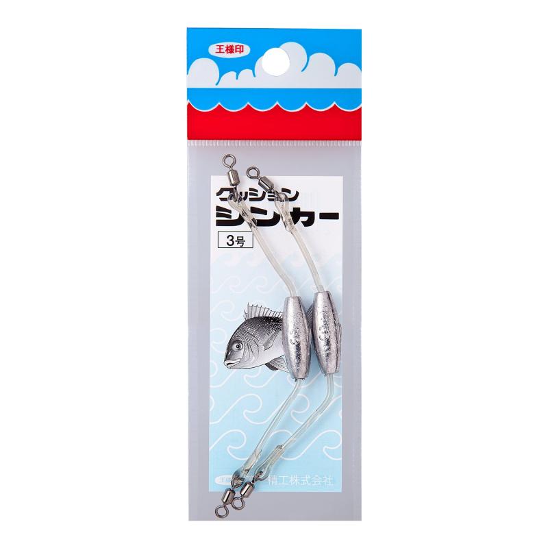 第一精工 シンカー(おもり) クッションシンカー 釣り シルバー