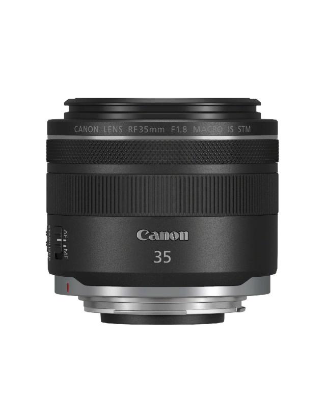 Canon 単焦点広角レンズ RF35mm F1.8 マクロ IS STM EOSR対応 RF3518MISSTM開放F1.8の明るさと9枚羽根の円形絞りで、美しいボケ味を実現最大撮影倍率0.5倍(最短撮影距離17cm)のマクロ撮影可能デュ...