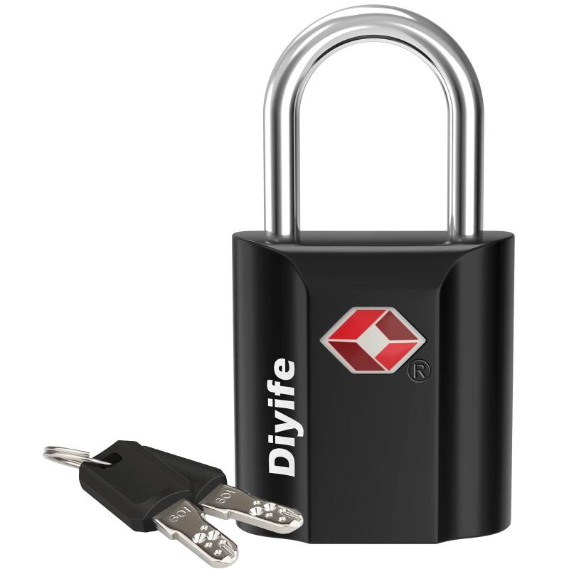 TSAロック Diyife 南京錠 小型 スーツケース用 バッグ用ロック, 屋外 錆びない スーツケース ロック海外旅行 学校 オフィス 企業 トラベル用 防犯グッズ