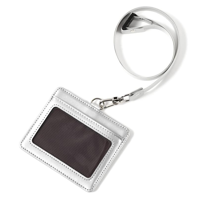 モノボックスジャパン 牛革 IDカードホルダー ネックストラップ ポケット2か所 安全装置 強化フィルム 軽量モデル パスケース 1name-mono3牛革の本格的なネックストラップです。長時間付けても疲れにくい軽量モデルです。ポケットは表...