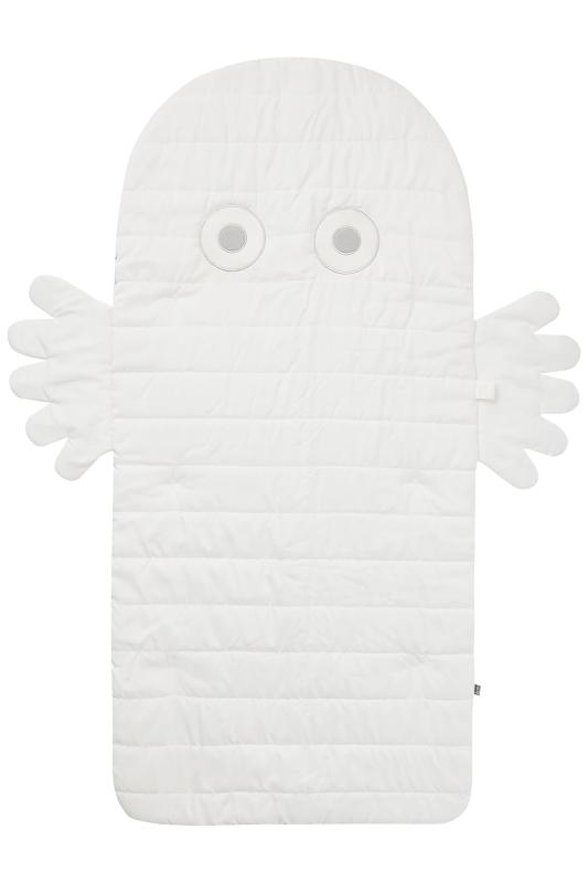 [ダッドウェイ] 【ムーミンベビー】ベビーマット/ニョロニョロ/ホワイトパッケージW26×D10×H41　本体約60×125cmポリエステルお手入：洗濯機で洗えます 洗濯ネットをご使用ください 蛍光増白剤を含んだ洗剤は使用しないでください原...