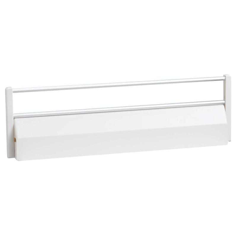 レック 傷つけずにピタッと貼れる たためる ふきん掛け 2枚掛け HARU KITCHENサイズ：32x10x5.5cm(干し幅：30cm)耐荷重：250g(パイプ1本につき)取付方法：吸着シートキッチンの壁にキレイに貼れるふきん掛けです。...