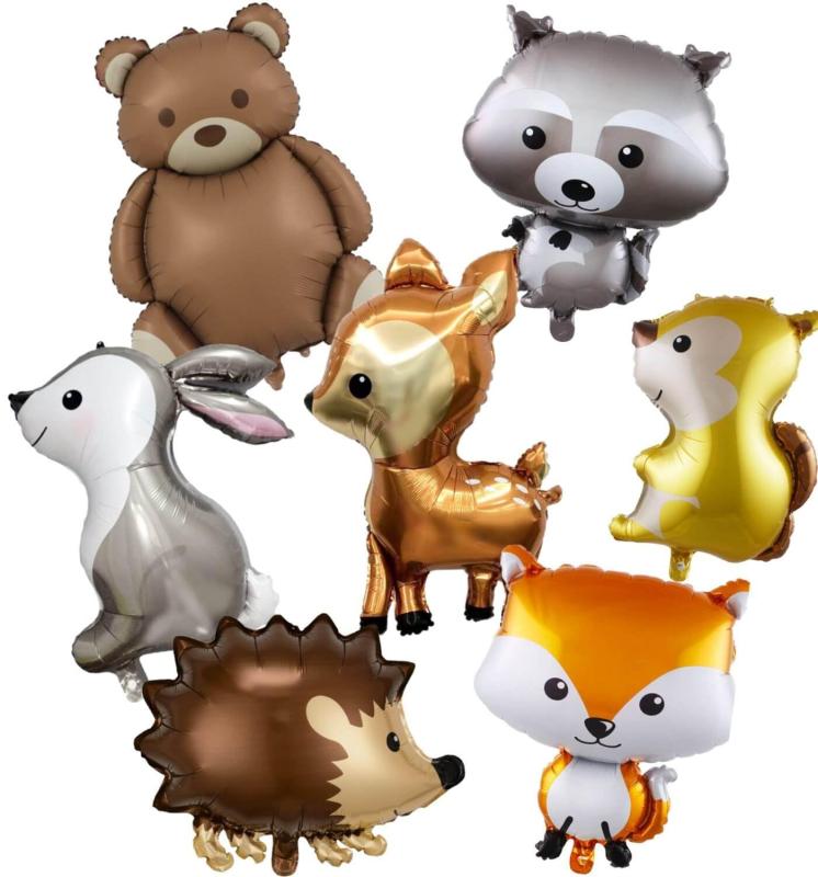 Yullymerry 風船 動物 セット アニメイラスト風 アルミ 誕生日の飾り付けに最適【内容】アルミバルーン動物アニマルセット【詳細】クマ リス アライグマ シカ ハリネズミ キツネ ウサギ　各1個ずつ【サイズ】画像を参照してください。...