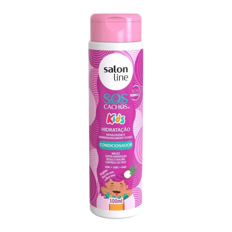 Salon Line サロンライン キッズ カール ヘア コンディショナー 300ml S.O.S Cachos Kids Condicionador （子ども・カールヘア用）容量 300ml生産国： ブラジル注意： お肌に合わない場合はご...