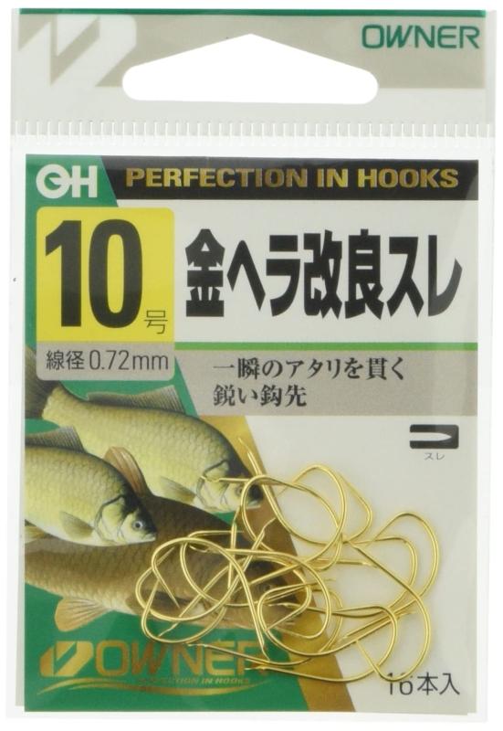 OWNER(オーナー) バラ 金ヘラ改良スレ 6号形態：バラ号数：6号魚種：フナ/ヘラブナ