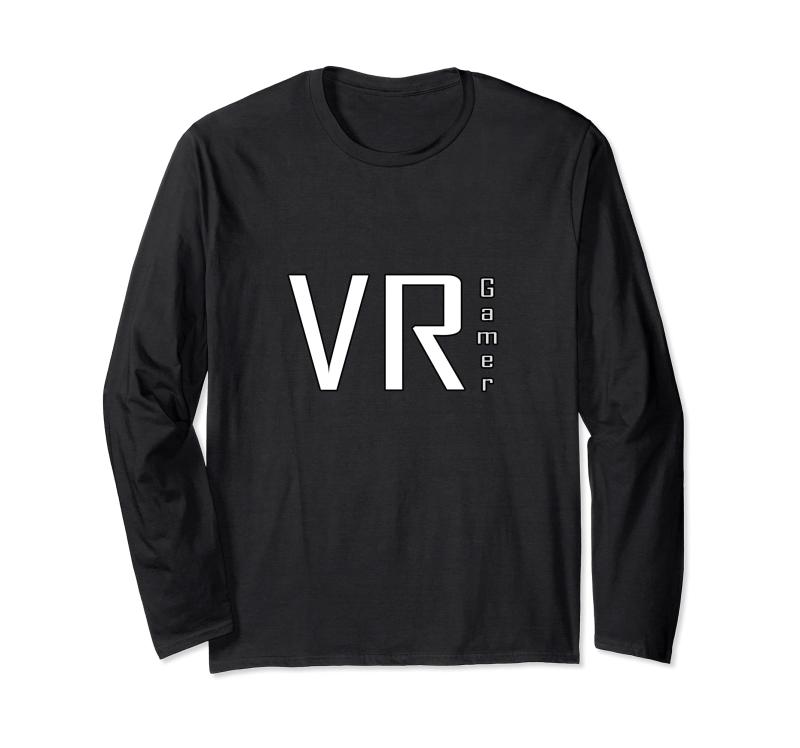 Virtual Reality VR Gamer 長袖Tシャツ長袖tシャツ
