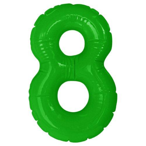 エアポップレターバルーン グリーン 「8」 14インチ(約35.5cm)本体サイズ: 高さ約35.5cmエアー専用空気漏れの原因となりますので空気の入れすぎにご注意ください