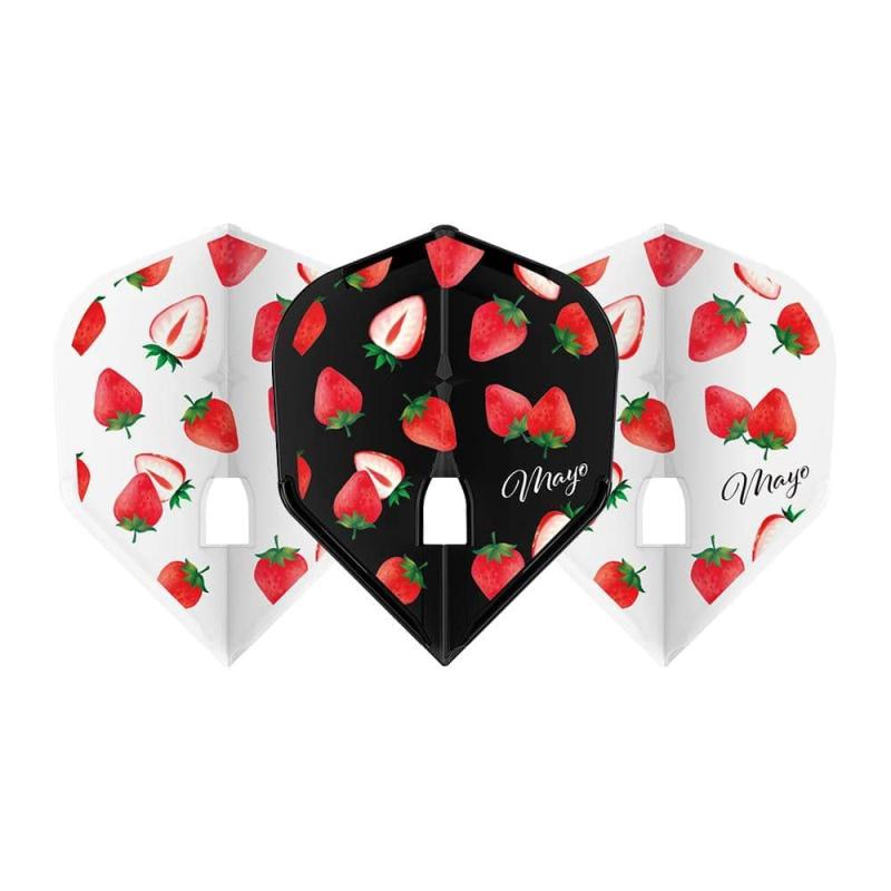 ダーツ フライト L-Flight【エルフライト】PS 森田 真結子 ver.1 シェイプ ミックス (PRO L3 Shape Mix) | シャンパンリング対応フライト ブラック,ホワイト仕様：エルスタイル仕様：エルスタイル仕様：エルス...