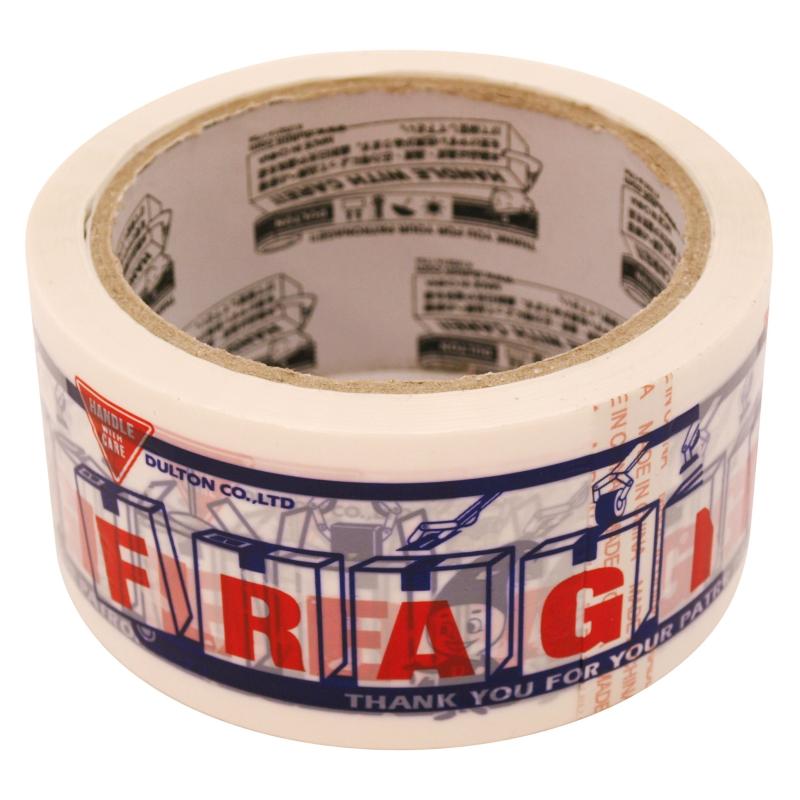 PRINTED PACKING TAPE（カートンテープ）【FRAGILE】 PPT-12品番：PPT-12