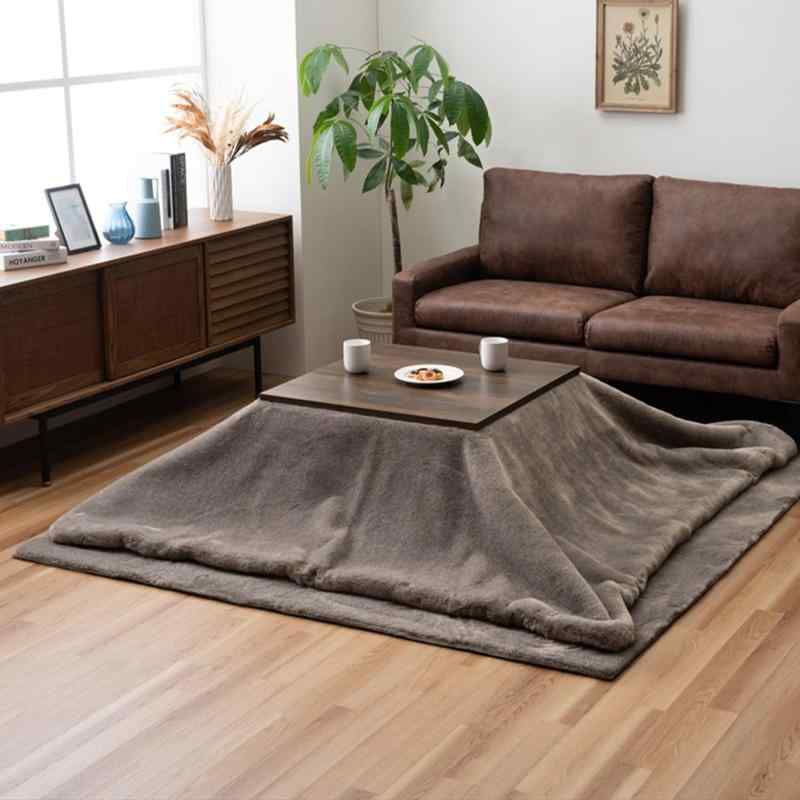 イケヒコ こたつ 掛け布団 上掛け 厚い 長方形 ファリー セピアブラウン 約190×290cm 洗える フェイクファー のある色合い ふわふわ ボリューム感 上質 なめらか 落ち着いた色味で渋くクール【コンセプト】「ふかふかの上質な手触り...