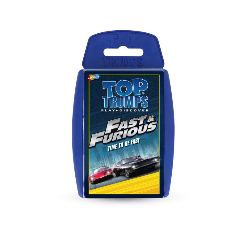 Top Trumps Fast and Furious Card Game Educational, Blueお気に入りのワイルドスピードの車やフランチャイズを生き生きとさせることで愛されている楽しい教育カードゲーム。いつでもどこでも好きな...