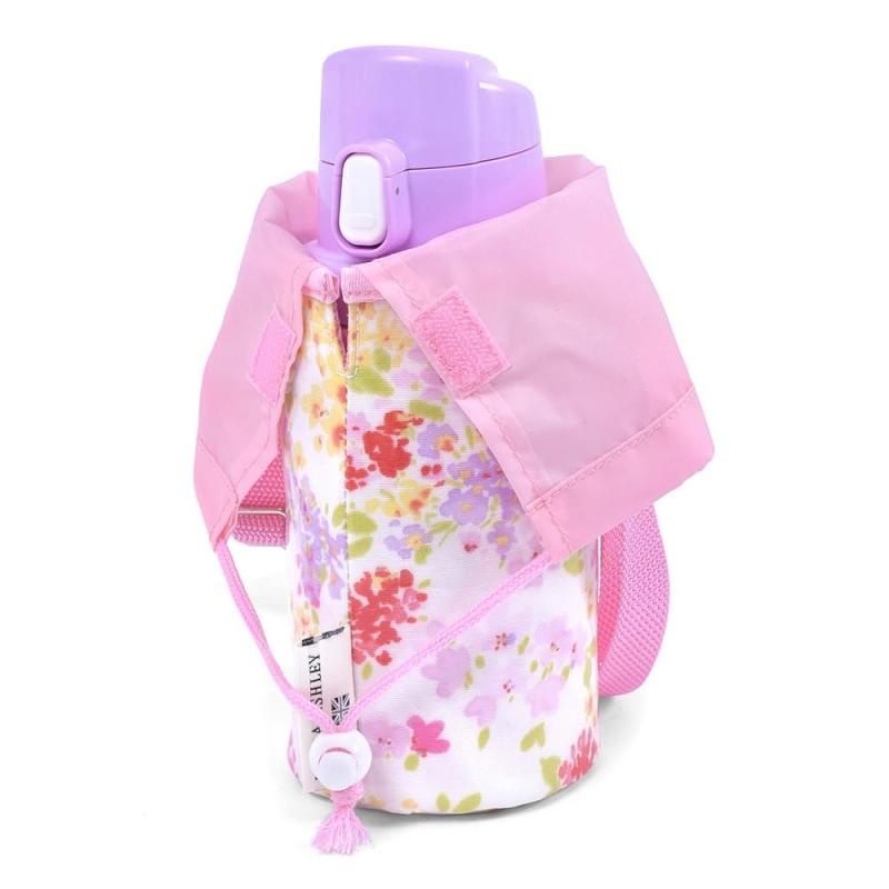 LAURA ASHLEY 水筒カバー スモールタイプ 撥水 軽量 汚れにくい シワ防止 カラフルキャンディスタイル