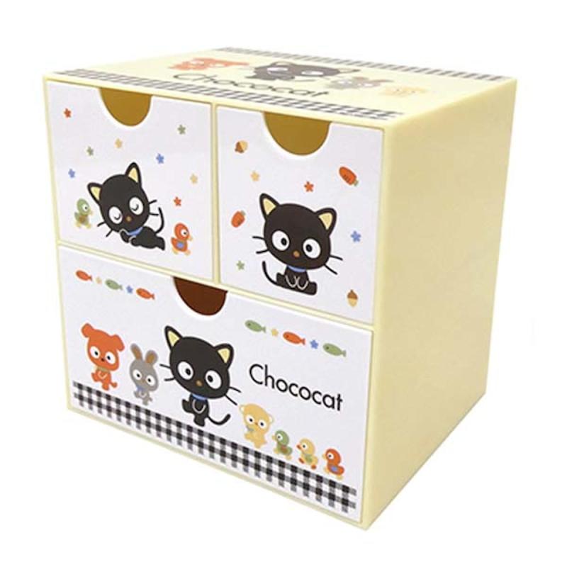 ケイカンパニー(K Company) サンリオキャラクターズ (キャットシリーズ)キャラチェスト チョコキャット SAK-CH-CO H147×W150×D118mmサイズ：約H147×W150×D118mm