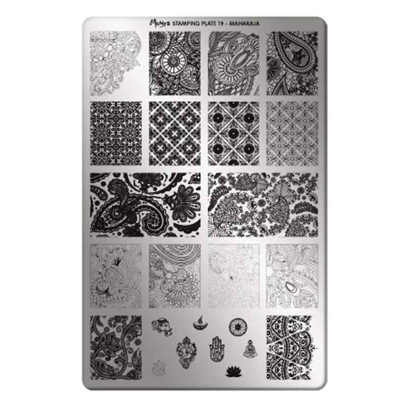 Moyra(モイラ) Moyra スタンピングプレート 19 MAHARAJA 1枚サイズ:1枚内容量:1枚