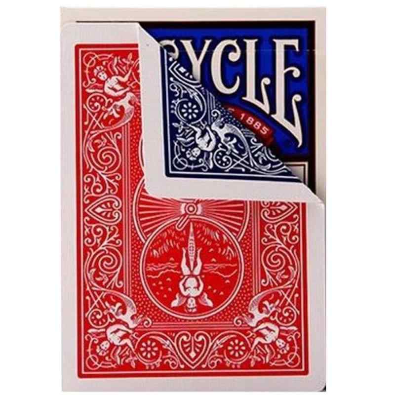 Merz67 LLC Bicycle Magic Gaff トランプカードデッキ(ダブルバックレッド/ブルー)トランプ56枚入り。カードトリックの演奏や自分のトリックを作るのにも最適高品質で取り扱いやすい自転車ストックに印刷。