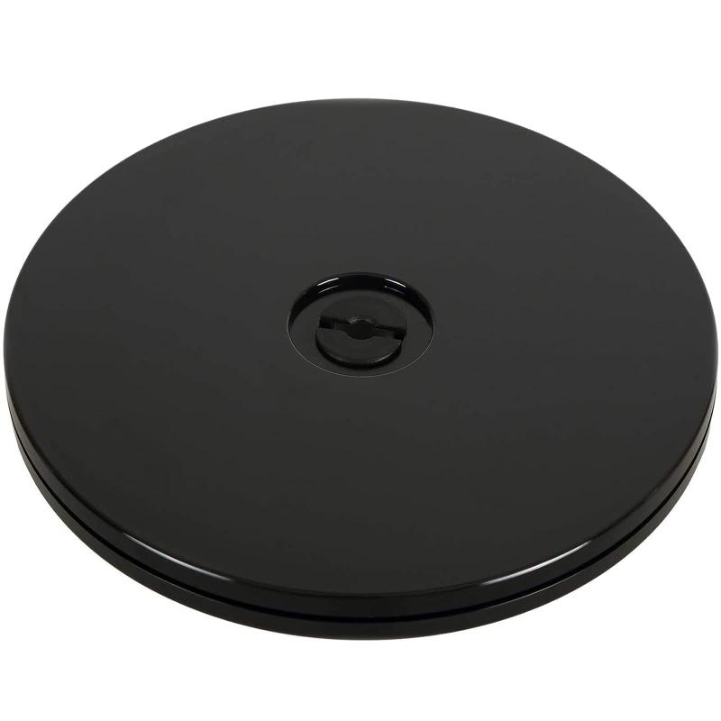 【 Ambertech 】重い機器を片手で回せる　テレビ台 ノートパソコン　360度　回転台 丸形　ターンテーブル　 見やすい角度に簡単に方向転換 9インチ(直径23CM）