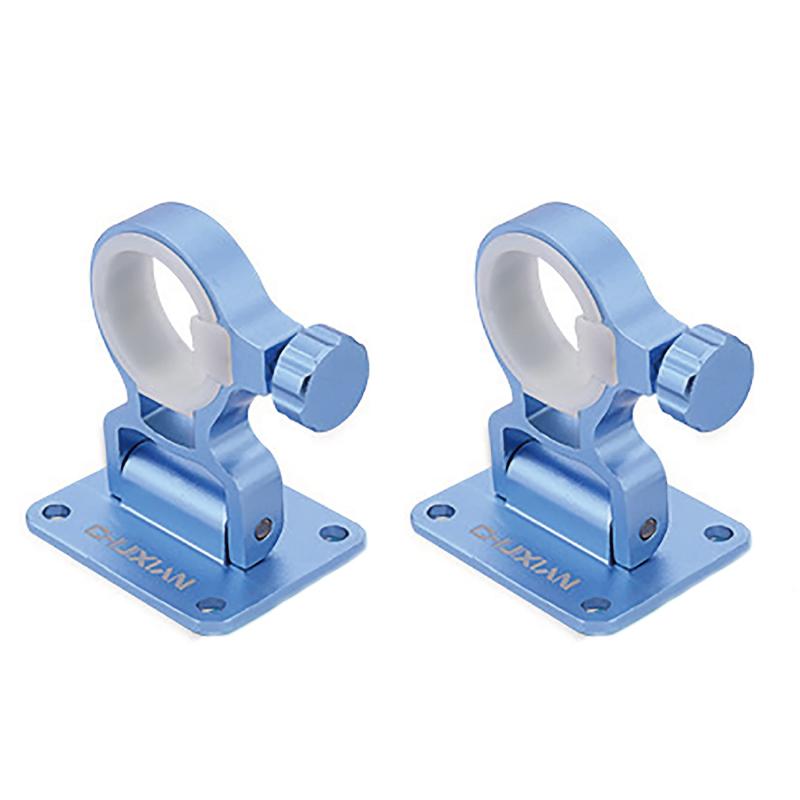 Lanx. 2個セット ネジ8本 付き クーラーボックス ポールホルダー ロッドホルダー 傘立て 竿立て 竿掛け パラソル 釣り竿 ホルダー 釣り 置き竿 釣竿ホルダー ボックス用 固定器 アクセサリー 【ロッドホルダー】釣竿やパラソルなど...