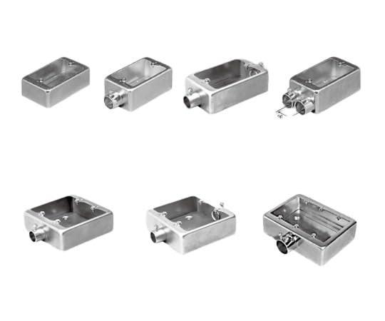 外山電気 ねじなしTC露出スイッチボックス 薄鋼用 電気亜鉛めっき鋼板 2方出 2個用 サイズ19 TCS22K19仕様 : 電気亜鉛めっき