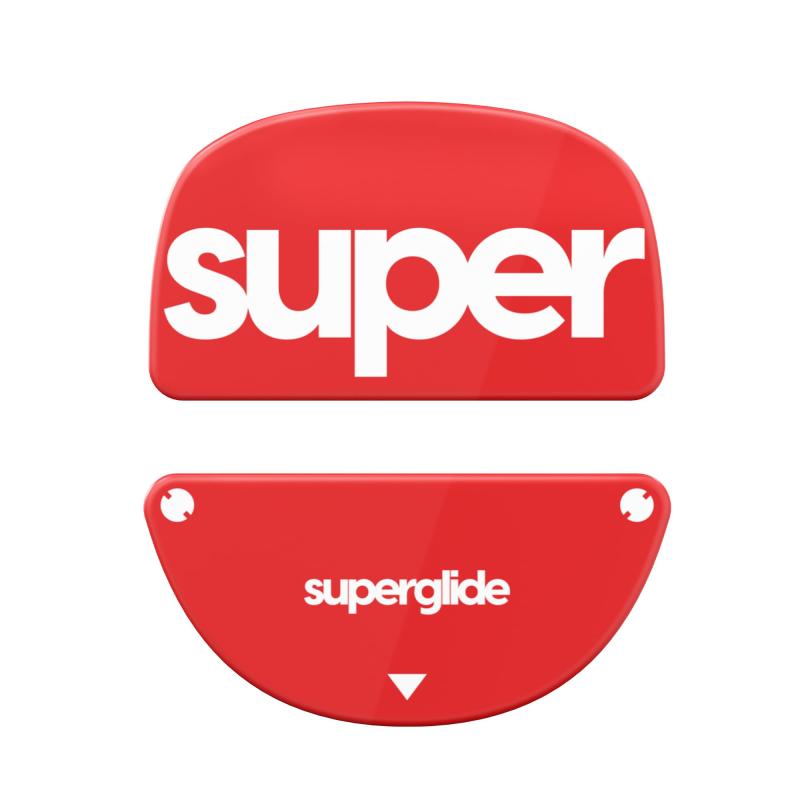 Superglide2(Type C) マウスソール for Vaxee XE Wireless マウスフィート [ 強化ガラス素材 ラウンドエッヂ加工 高耐久 低摩擦 Super Smooth ]超高耐久 - 擦り減らない強化ガラスの表面...