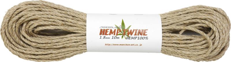 メルヘンアート 麻ひも HEMP TWINE 中 Col.361 ピュア 10m品番:-仕様:麻ひもサイズ・入数:中 10m色・柄:Col.361 ピュア太さ:約1.8mm