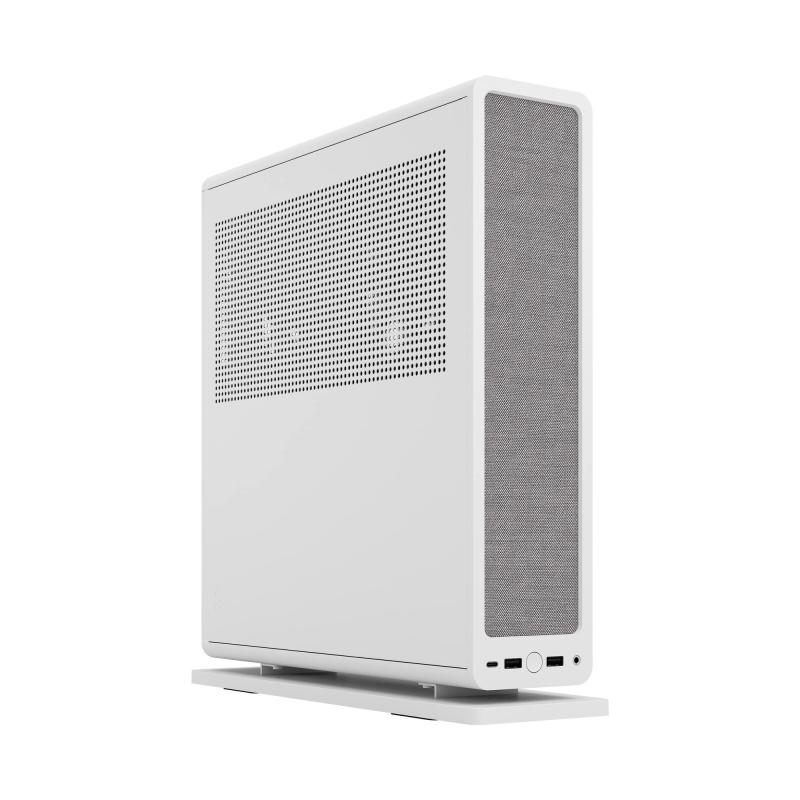 Fractal Design Ridge PCIe 4.0 White Mini-ITXマザーボード対応 超薄型 PCケース FD-C-RID1N-12 CS8679CS8679 日本正規製品 2年縦置き時は11.0cm、横置き時でも11....