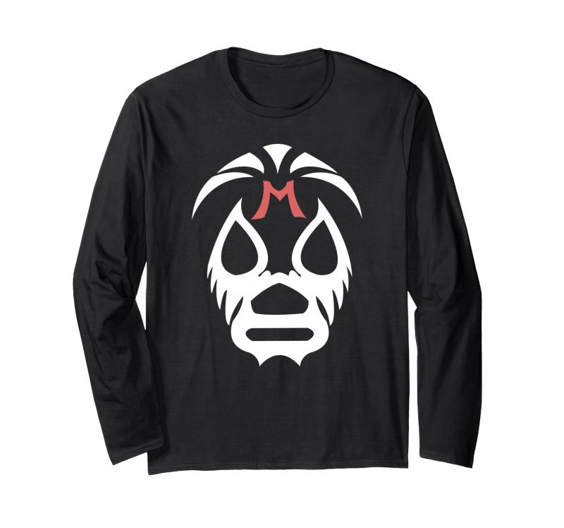 ルチャドール マスク Tシャツ | Lucha Libre メキシコレスリング 長袖Tシャツルチャドール マスク Tシャツ | Lucha Libre メキシコレスリングLatinos 文化とチカーノのプライドを祝うことが重要なので、お気に...