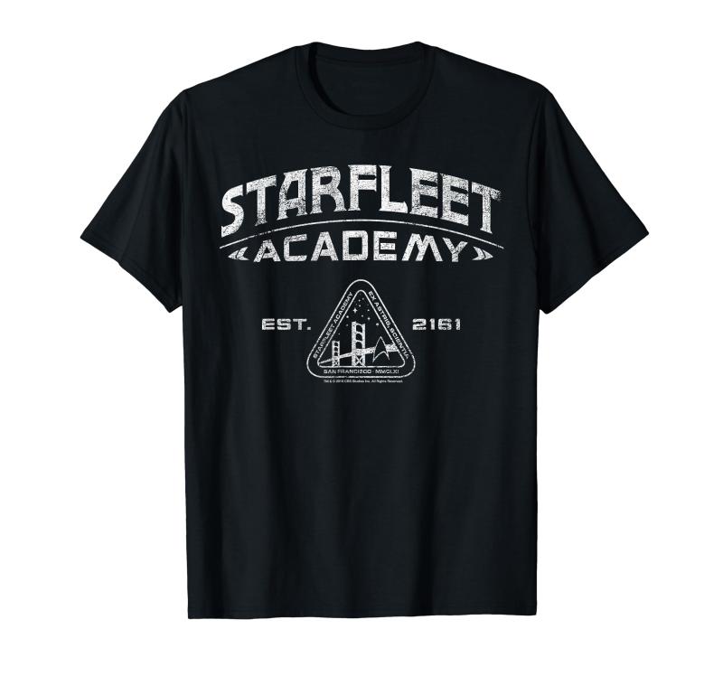 Star Trek Starfleet Academy 2161 Vintage Collegiate TシャツOfficially Licensed Star Trek Apparel For Women, Men, &amp; Yout...