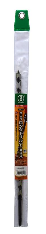 大西工業 ロングドリルL-400（NO．7） 11mm木 材 の 貫 通 穴 用サイズD:11.0mm　全長L:400mm　溝長T:325mm　チャック径d:6.5mm適 応 機 種:●電気ドリル（6.5mmチャックφ13mmまで可、10m...