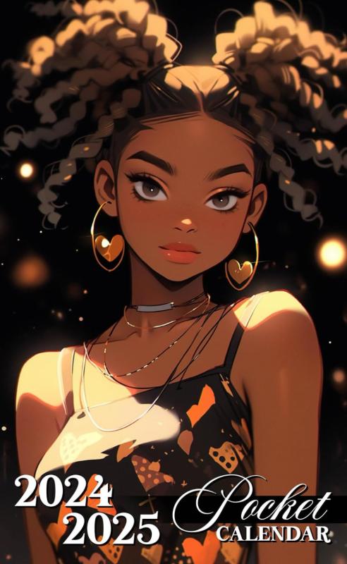 Pocket Calendar 2024-2025: Two-Year Monthly Planner for Purse, 24 Months from January 2024 to December 2025 with Inspira...