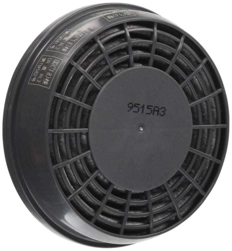 重松製作所(Shigematsu Seisakusyo) シゲマツ 防じんマスク用 替えフィルター U2K ブラック