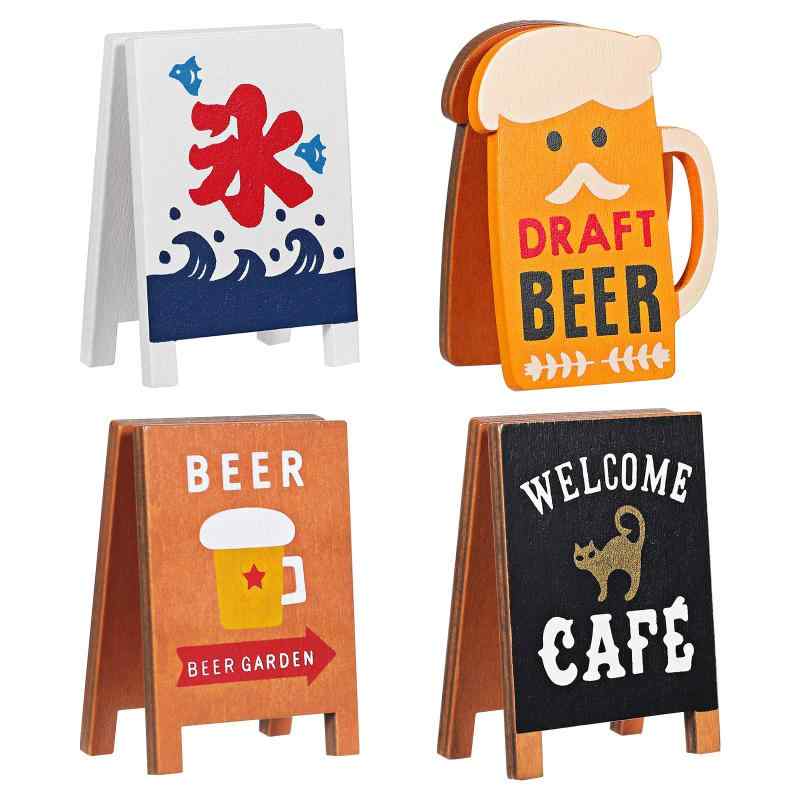 NUOLUX 木製メモクリップ クリエイティブフォトクリップ メッセージホルダー 4個セット 卓上インテリア おしゃれなデザイン メモスタンド ハンコたてとしても使用可能な天然木材使用: 木製メモクリップは、優れた風合いと耐久性を持つ天然木...