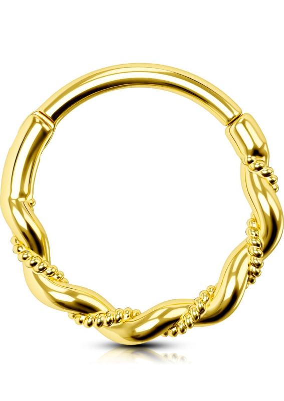 OUFER Body Piercing Helix Tragus Daith Hoop Earring Ring 16G 316L Stainless Steel Rook Septum Piercing Jewellery Cartila...