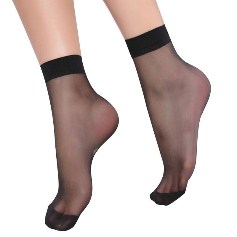 [AIKOO] ストッキング くるぶし レディース 着圧 夏 透け感 短い ナイロン 靴下 5足組【素材-くるぶしソックス】ナイロン·ポリウレタン【カラー-ストッキング くるぶし】ベージュ(肌色)·ブラック(黒)【サイズ-短いストッキング】...