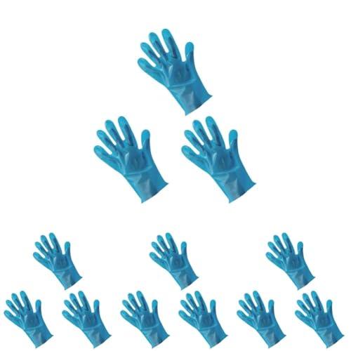 プロプラス バイオマス手袋PE ブルー袋入 100枚入 M LPE0141SEBPM