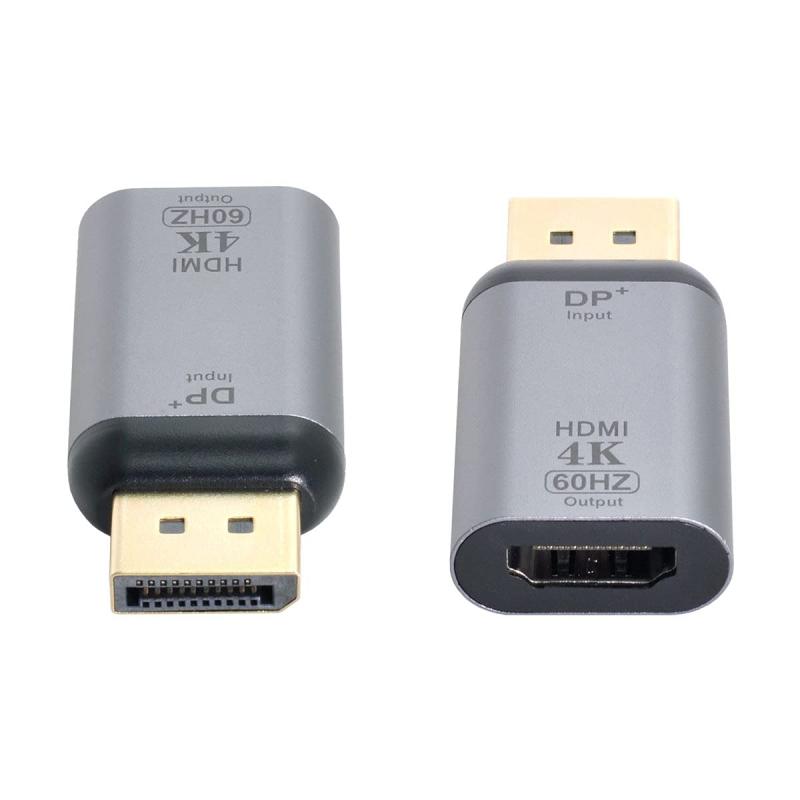 Cablecc Mini DisplayPort DPソースからHDMIシンクディスプレイ 4K@60hz ウルトラHD変換アダプター ノートパソコン Mac用