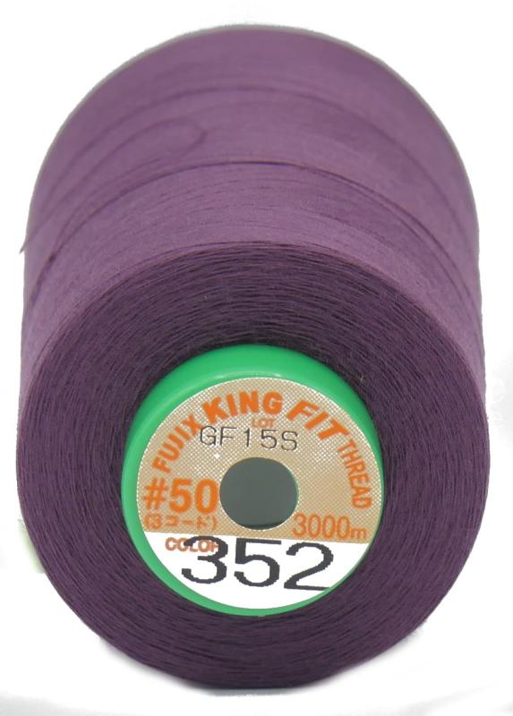 FUJIX (フジックス) キング フィット ミシン 糸 ＃50/3000m COL. 352 ポリエステル100％ 4211仕様：＃50/3000m素材：ポリエステル100％色展開：413主な用途：新素材用・自動機用縫いやすさと縫いあがり...
