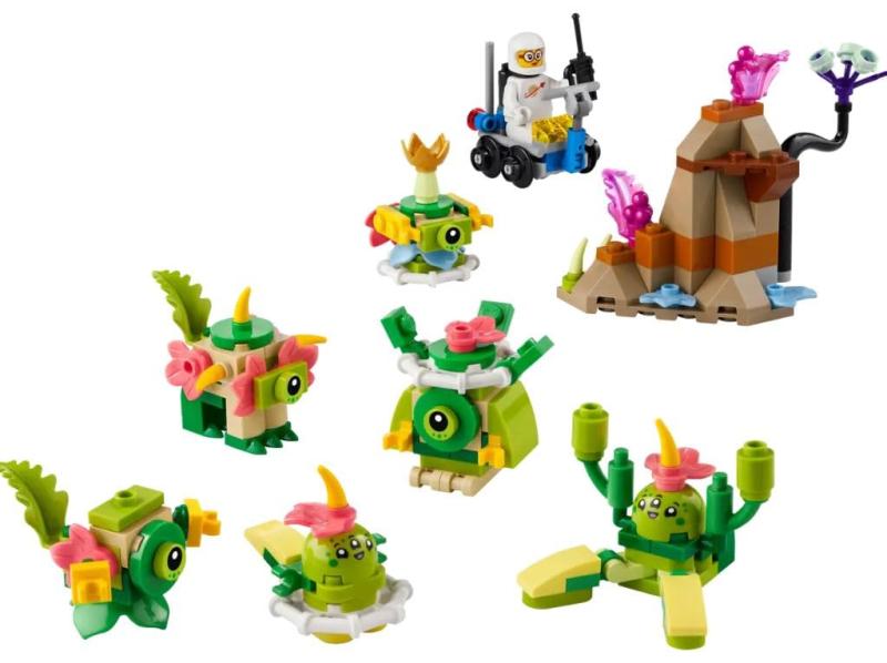 LEGO 40715 Alien Pack エイリアンパック想像力を宇宙に送りましょう – レゴエイリアンパックの宇宙おもちゃセットで、7歳以上の子供がエイリアンと友達になります。地球外の友達 – 新しい顔と目の要素で飾られた6人のエイリア...
