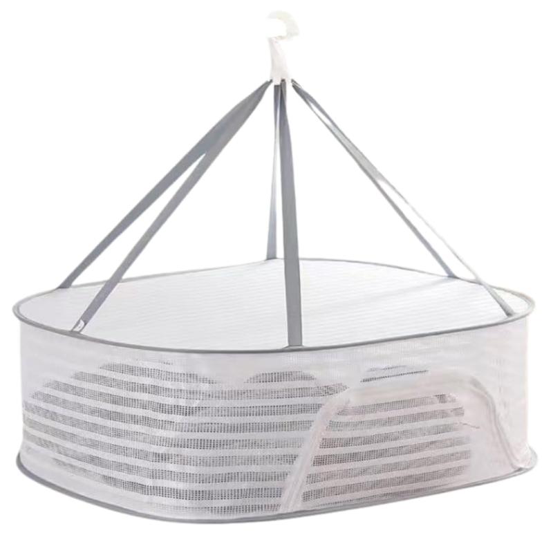 karim 物干しネット 3段 平干しネット 折りたたみ 洗濯物 平置き 型崩れ防止 洗濯干し 干し網 セーター 人形 乾物 野菜 大容量 屋外 ハンガー汎用 すぐに使える カバー付 平干し ネット スタンド 大容量サイズ ハンガー 1-3...